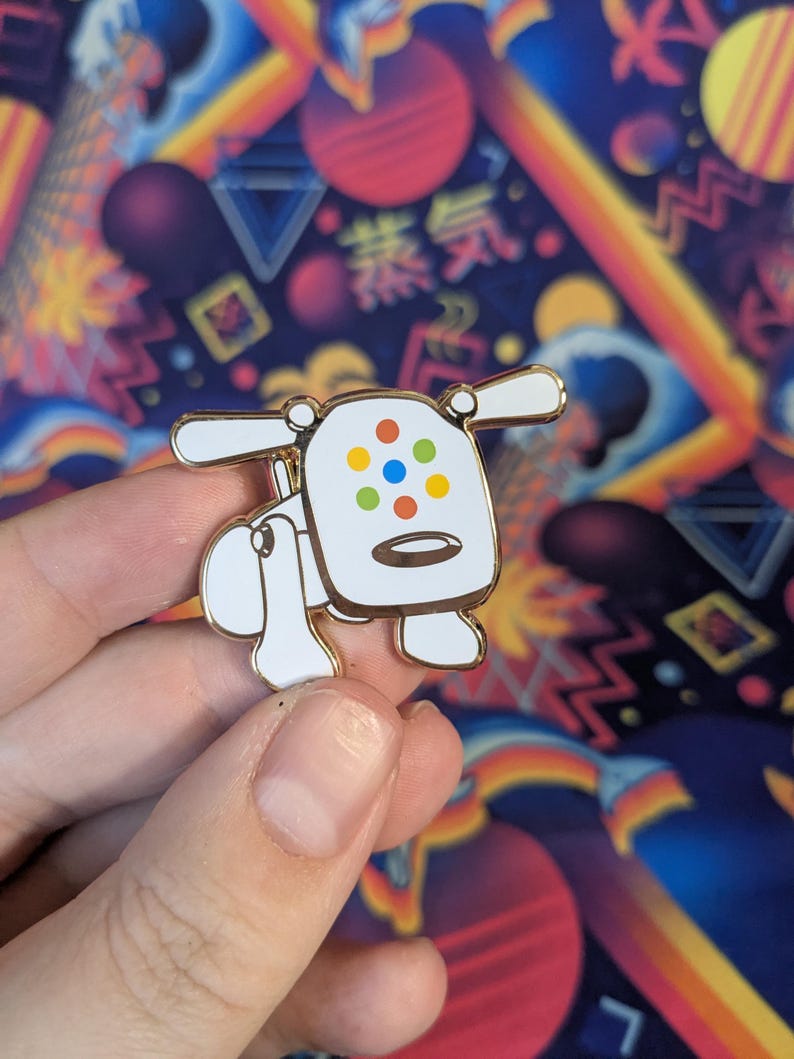 Idog Y2K Nostalgic Enamel Pin | 1.5 Inch - Etsy