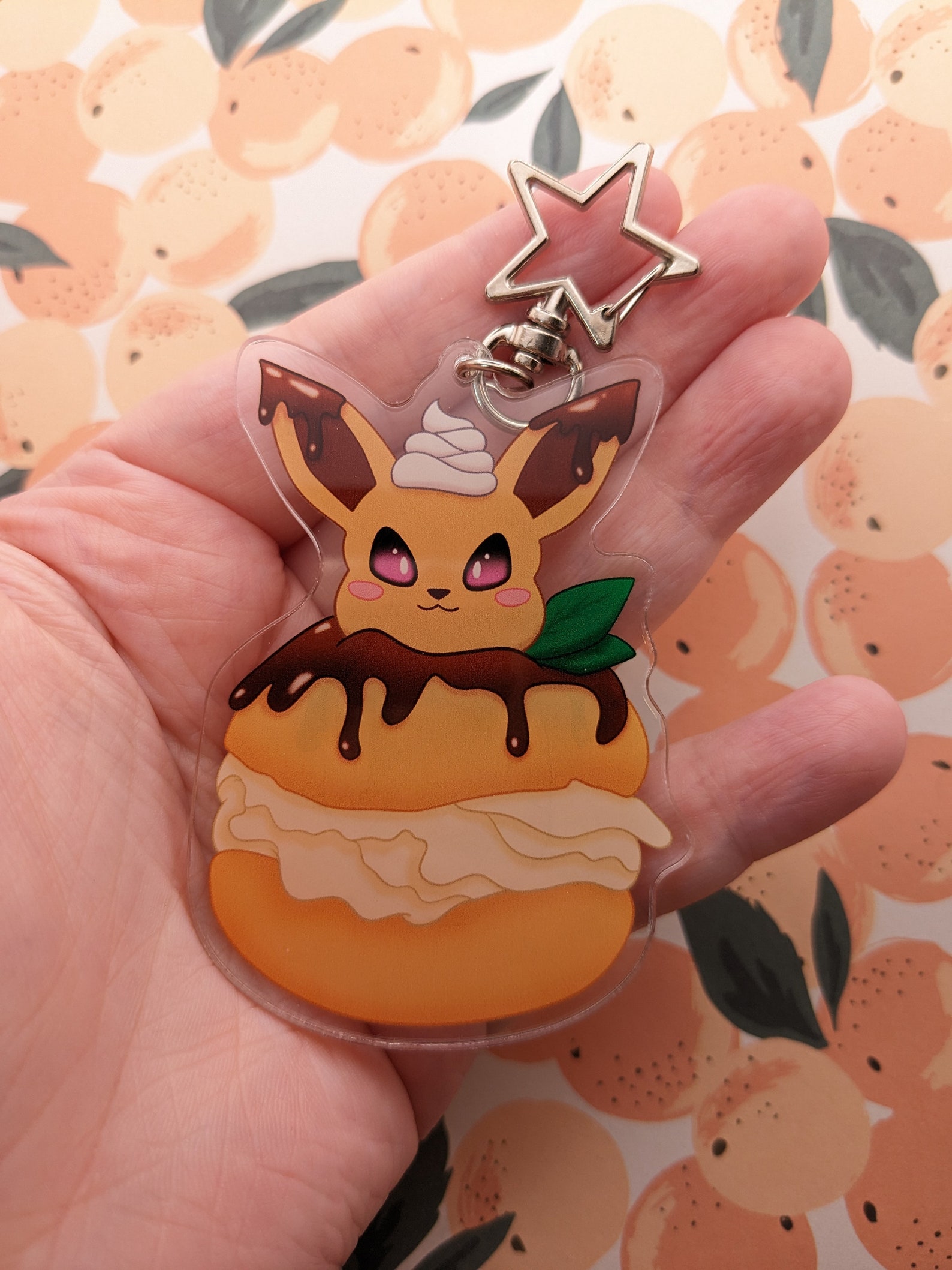 Eeveelutions Cute Chibi Dessert Acrylic Charms 3 Inches pokemon ...