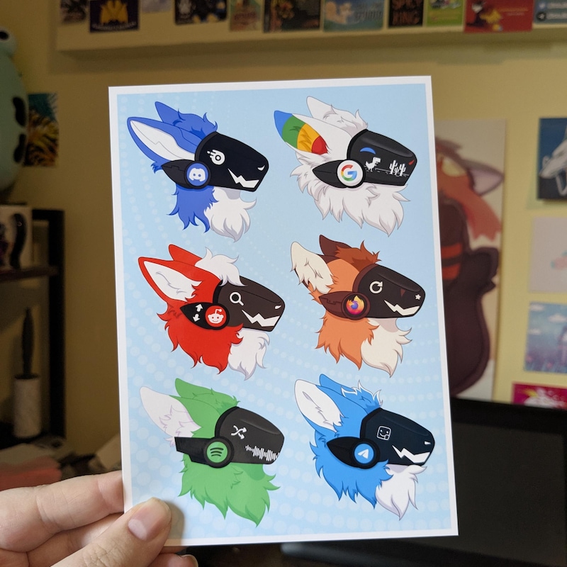 Protogen Art - Etsy