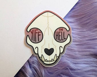 Yiff in Hell Sticker - Etsy
