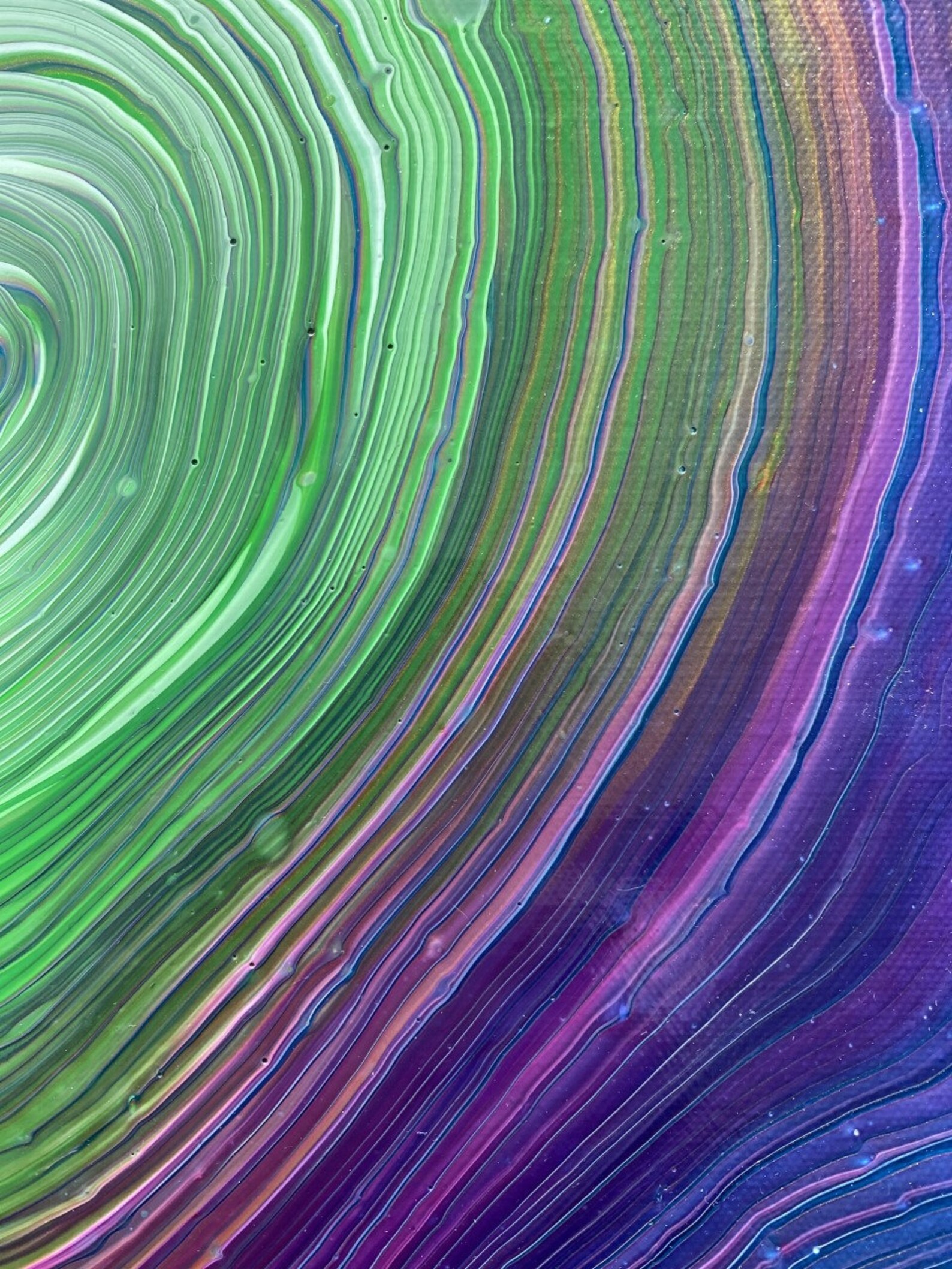 Colorful Acrylic Painting Ring Pour - Etsy UK