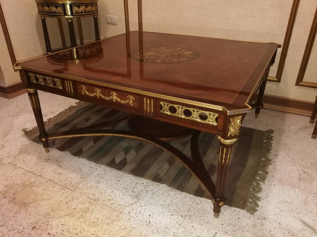 Louis Xvi Coffee cocktail Table - Etsy