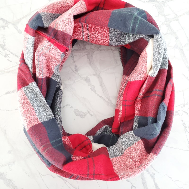 Plaid Flannel Scarf - Etsy