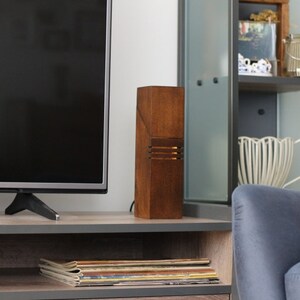 Personalized Wooden Desk Lamp | Office Lamp | Handcrafted Gift| Reading ...