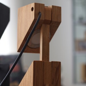 Personalized Wooden Desk Lamp | Office Lamp | Handcrafted Gift| Reading ...