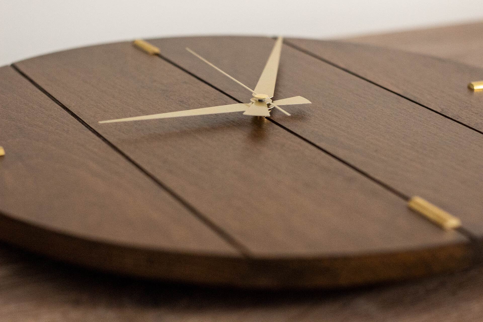 Handcrafted Wooden Wall Clock, Artisan-crafted Home Decor, Timeless ...