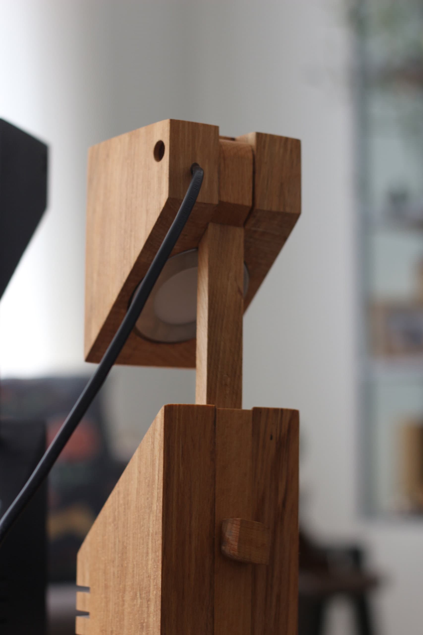 Personalized Wooden Desk Lamp | Office Lamp | Handcrafted Gift| Reading ...