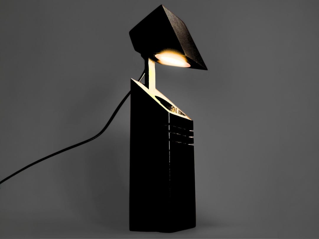 Personalized Wooden Desk Lamp | Office Lamp | Handcrafted Gift| Reading ...