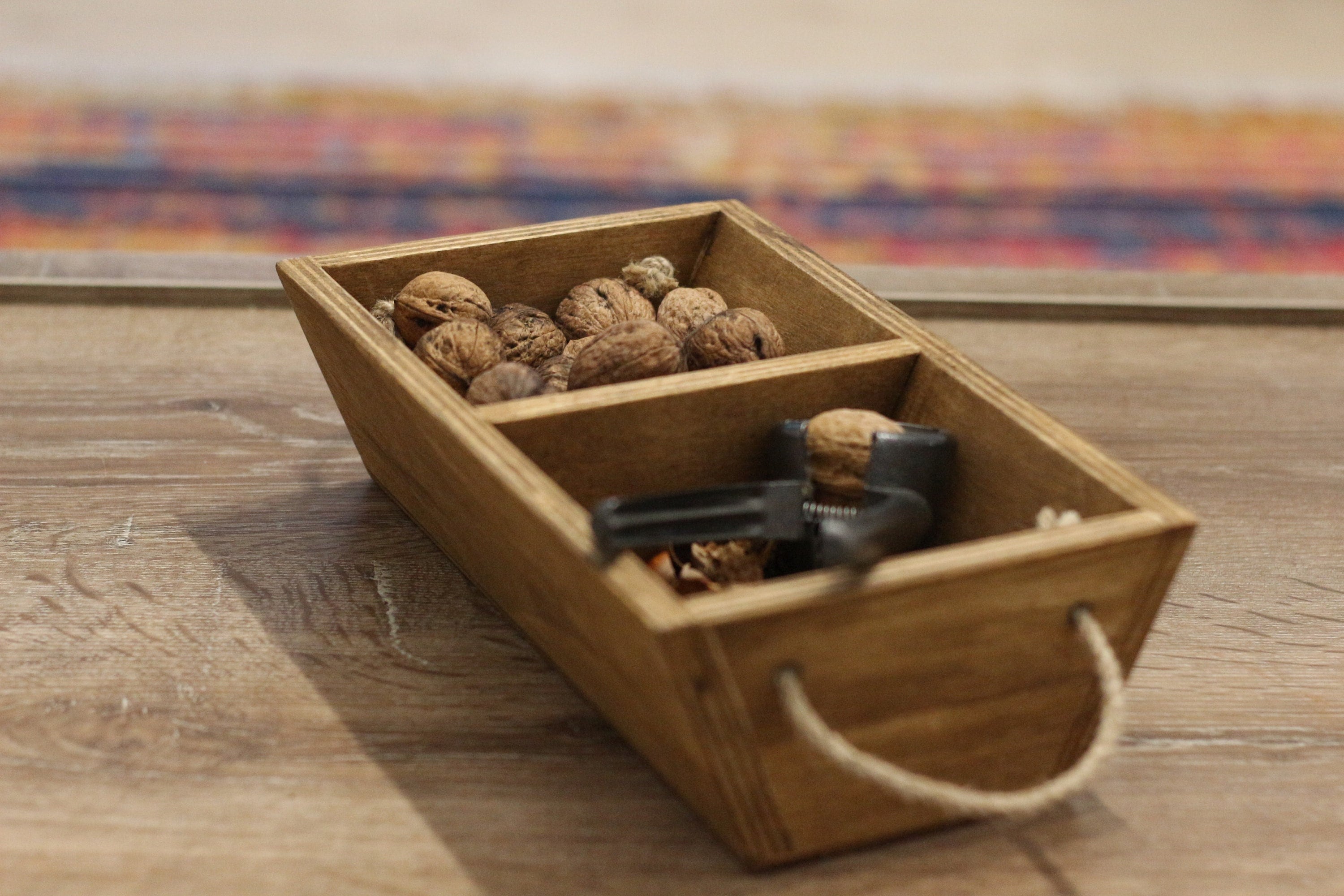 Handmade Wooden Snack Plate Wooden Divided Plate Wooden - Etsy