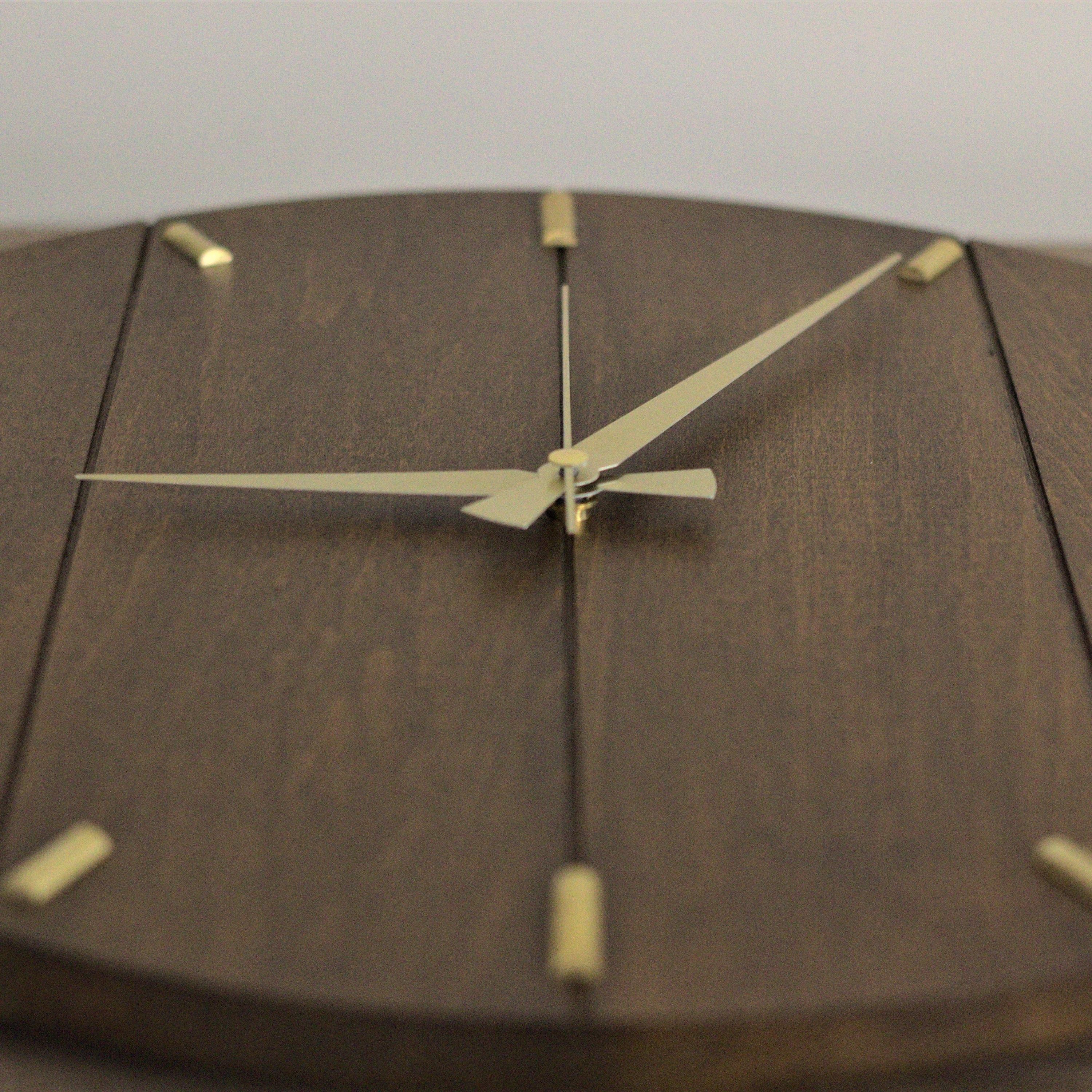 Handcrafted Wooden Wall Clock, Artisan-crafted Home Decor, Timeless ...