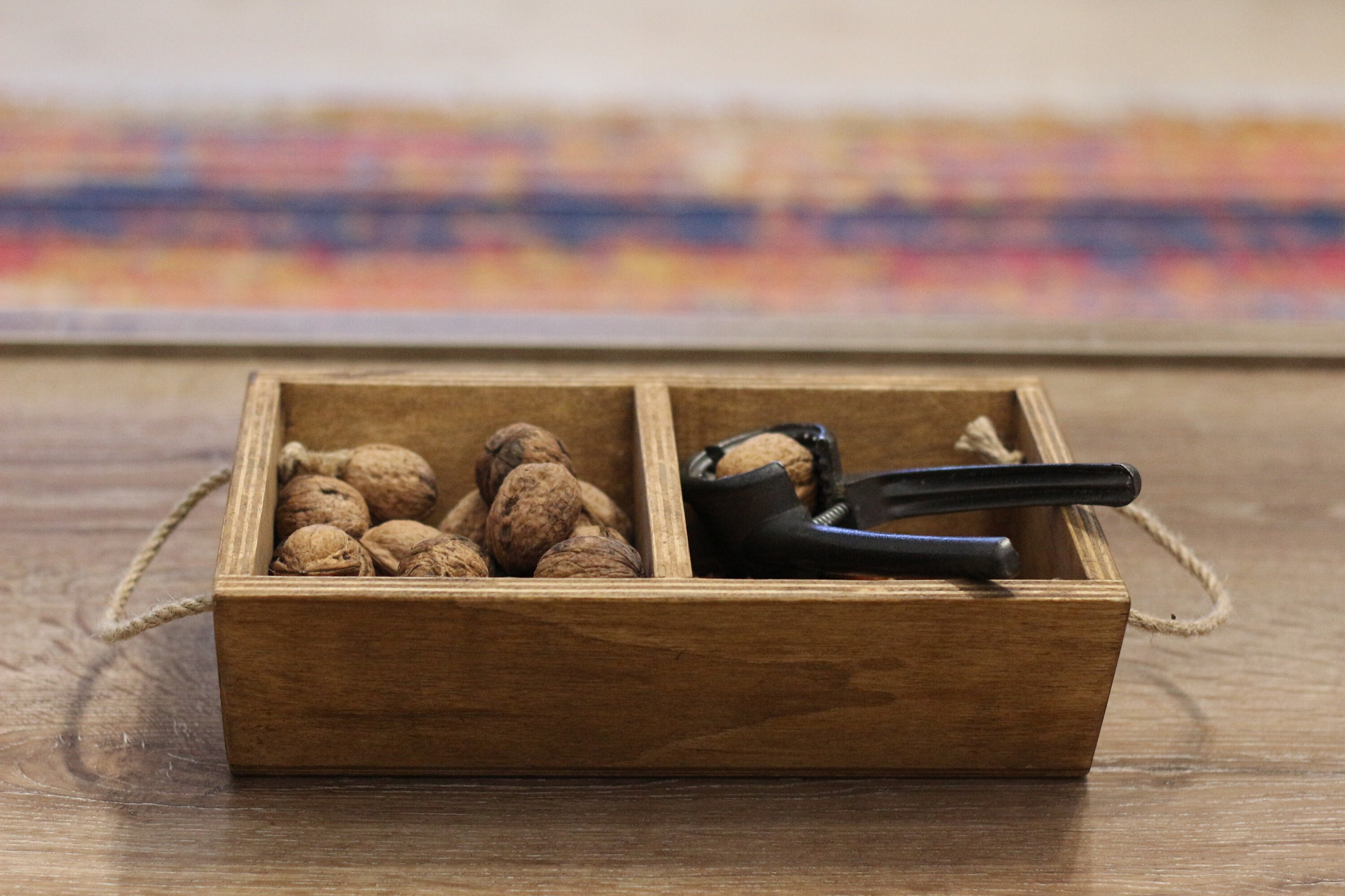 Handmade Wooden Snack Plate Wooden Divided Plate Wooden - Etsy