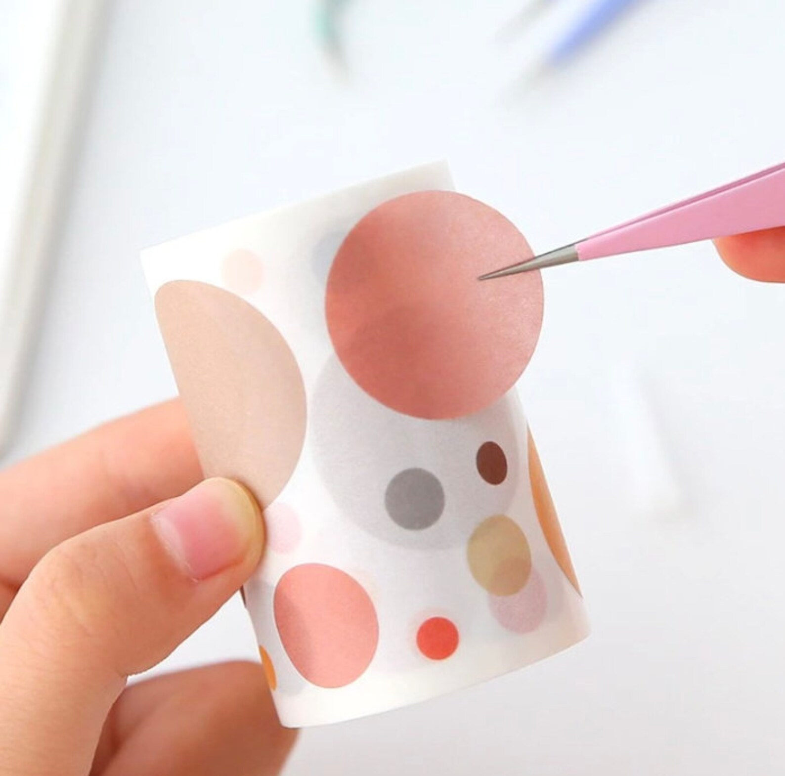 Stainless Steel Sticker Tweezers DIY Scrapbooking Sticker - Etsy