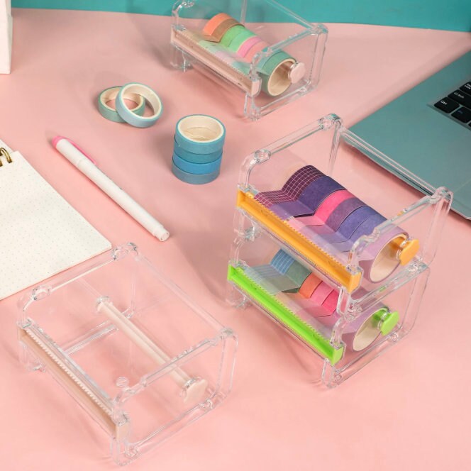 Washi Tape Cutter Tape Tool Transparent Tape Holder Tape - Etsy