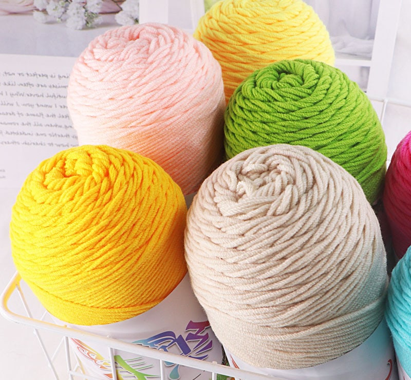 5 Ply Milk Cotton Yarn Milk Cotton Yarn for Amigurumi 200 - Etsy Hong Kong