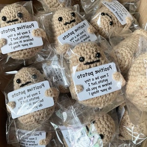 Crochet Positive Poo, Cute Poo Decor, Crochet Emotional Support Poo ...