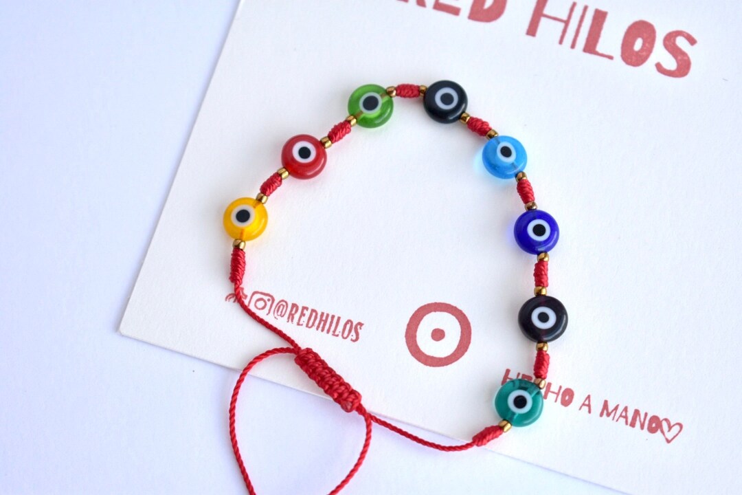 Evil Eye Bracelet, Mal De Ojo Bracelet, Red String Bracelet, Red ...