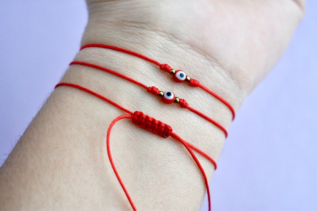 Red String Bracelet for Women, Evil Eye Bracelet for Men, Mal De Ojo ...