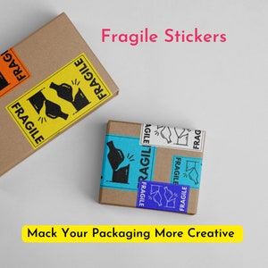 Fragile Stickers Digital File Printable Sticker PNG - Etsy