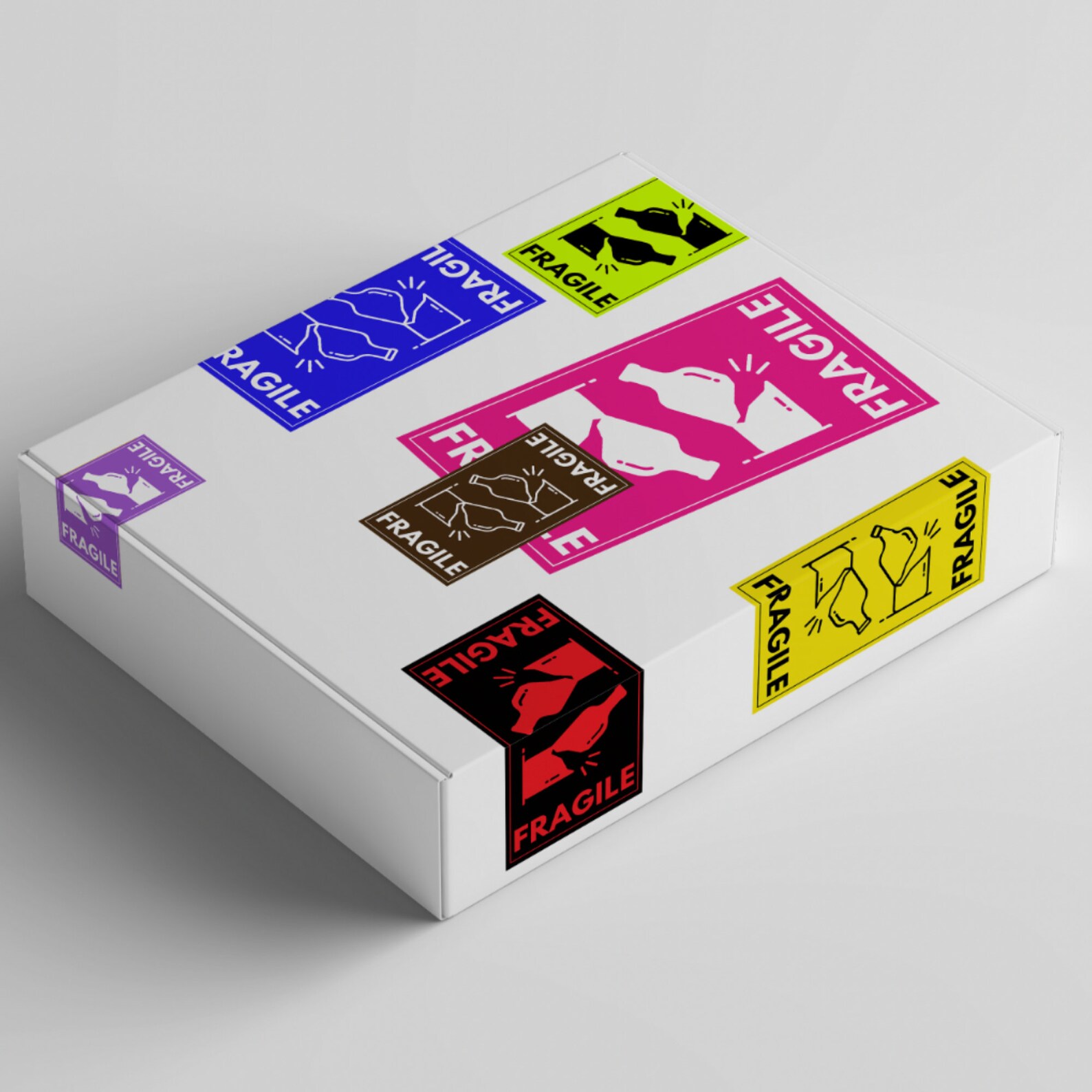 Fragile Stickers Digital File Printable Sticker PNG - Etsy