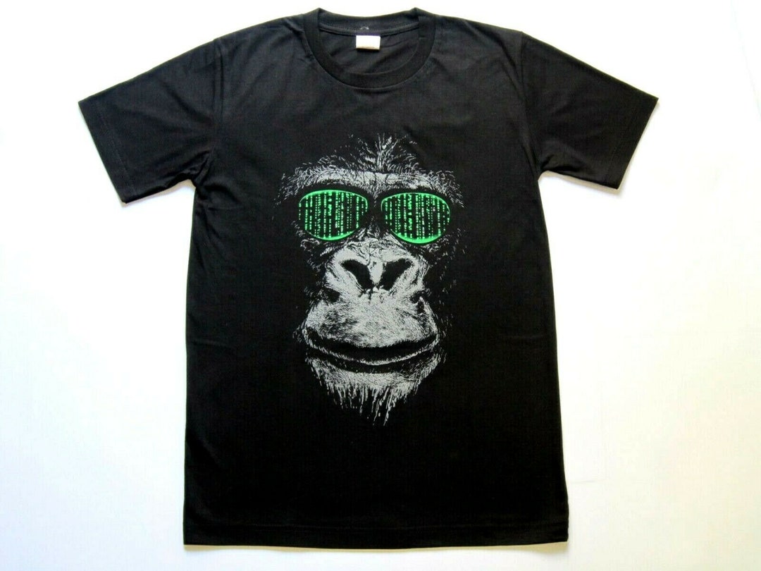 Gorilla/monkey/ape Matrix Glasses Banksy Inspired/graphic /graffiti ...