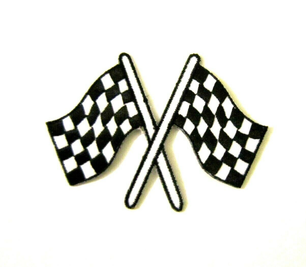 Motor Checkered Racing Flags/twin Dice Flames/vespa/dice Black & White ...