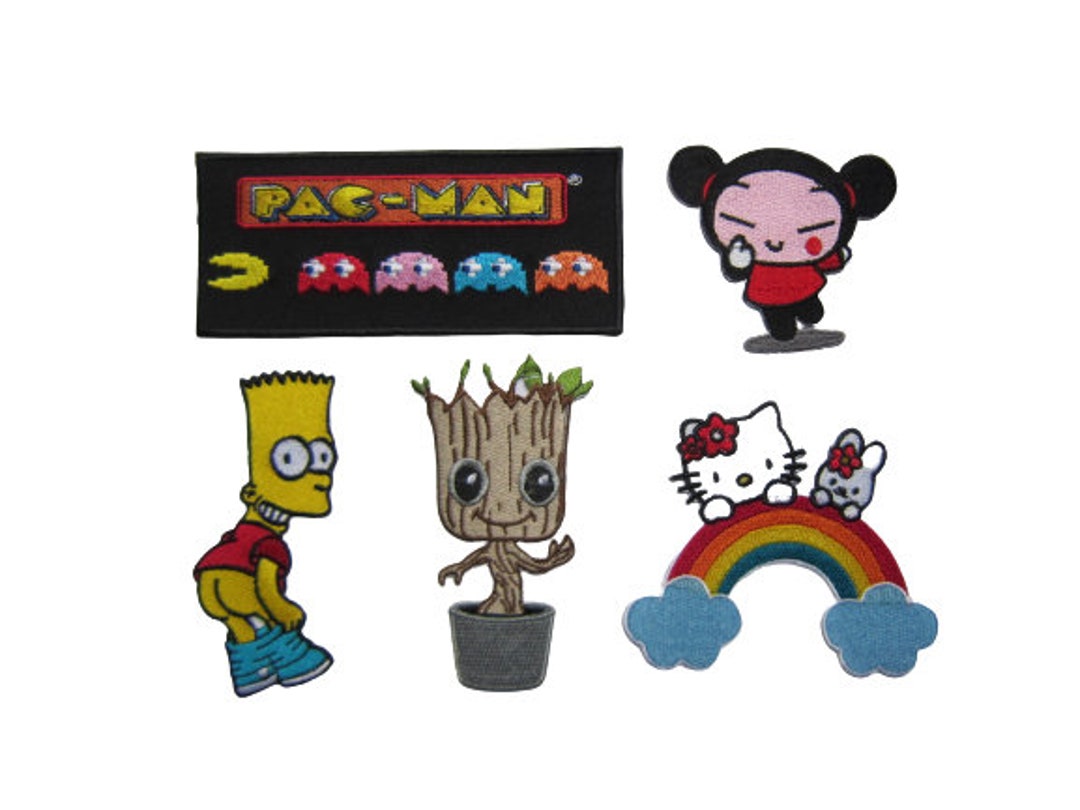 Pac-man Ghosts/pucca/rainbow Kitty/bart Simpson/baby Groot Guardians of ...