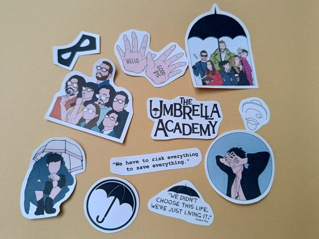 The Umbrella Academy Sticker Pack - Etsy