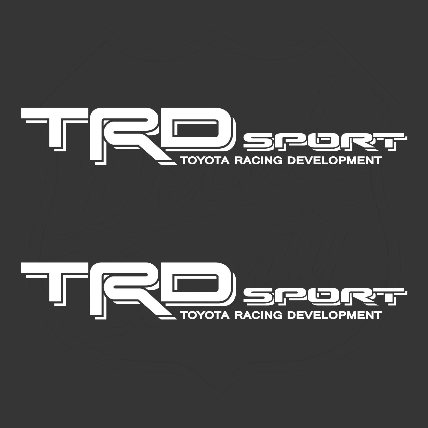TRD Sport Toyota Racing Development Decals - Etsy