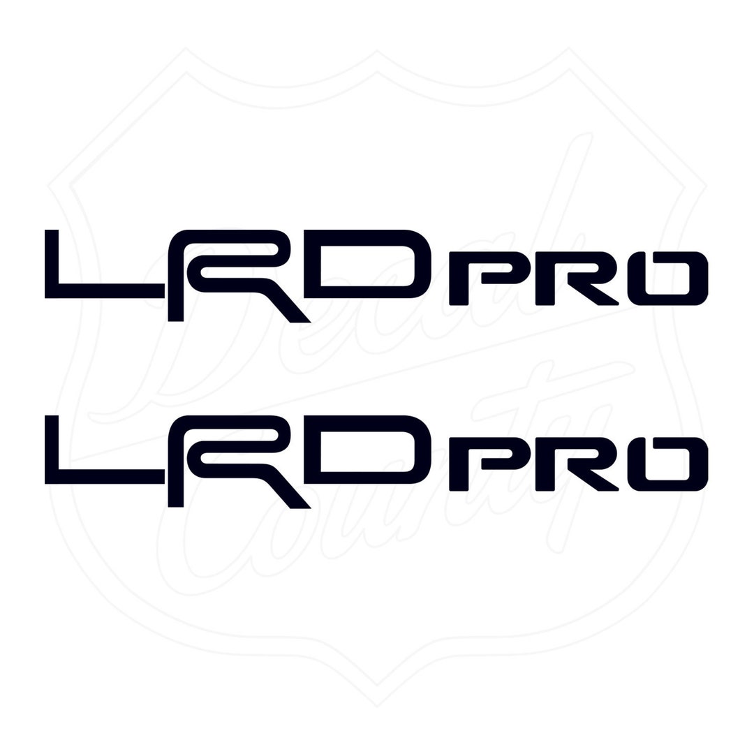 LRD Pro Lexus Racing Development Decals 18 X 2.5 - Etsy