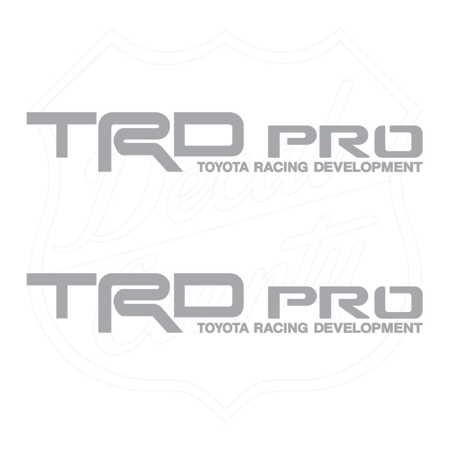TRD PRO Toyota Racing Development Decals 18 X 2.7 - Etsy