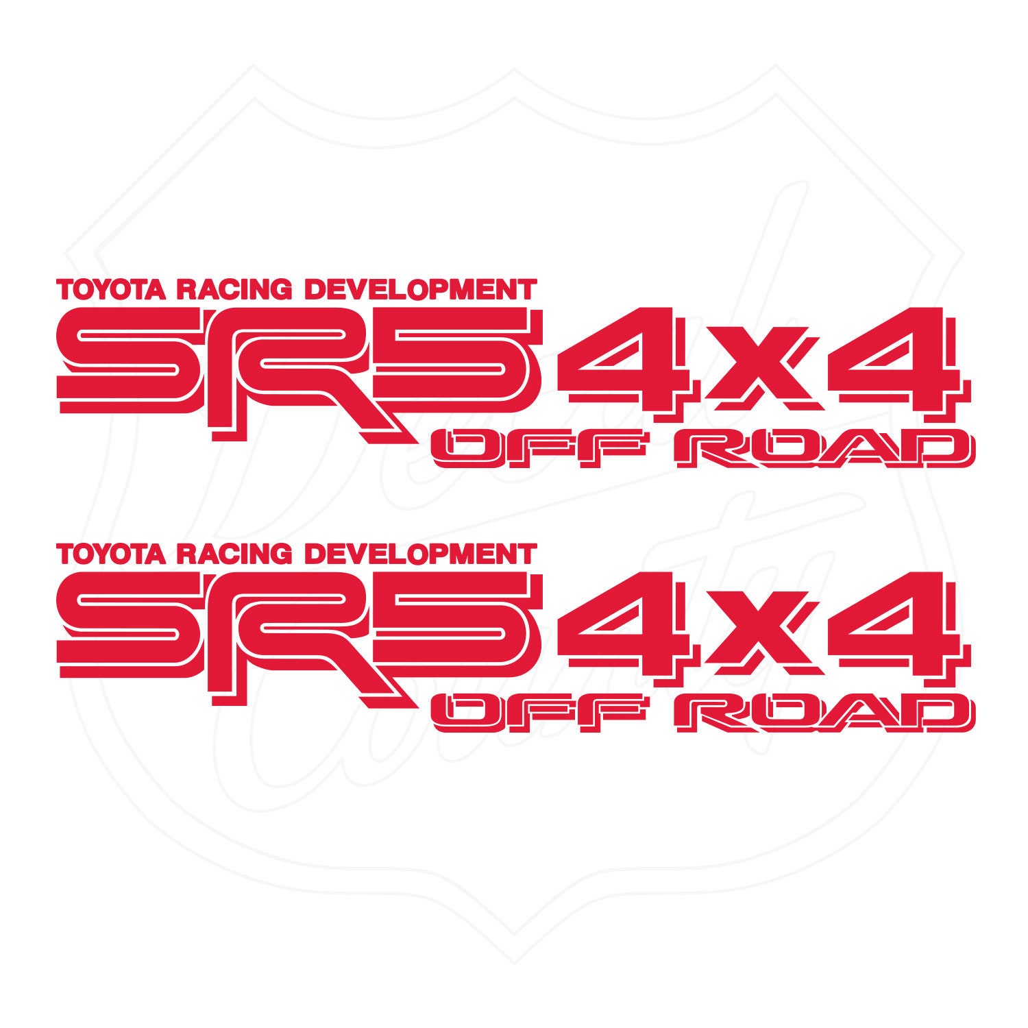 Toyota Racing Development SR5 4x4 off Road Decals - Etsy