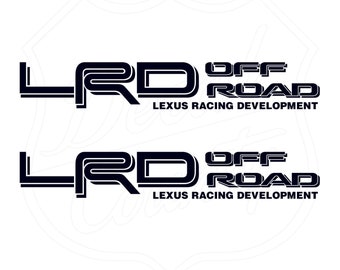LRD off Road Lexus Racing Development 15.5 X 2.5 - Etsy