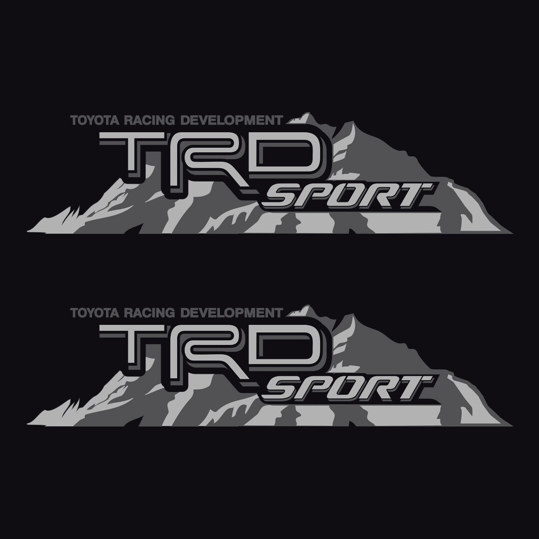 Toyota Racing Development TRD Sport Mountain Decals - Etsy