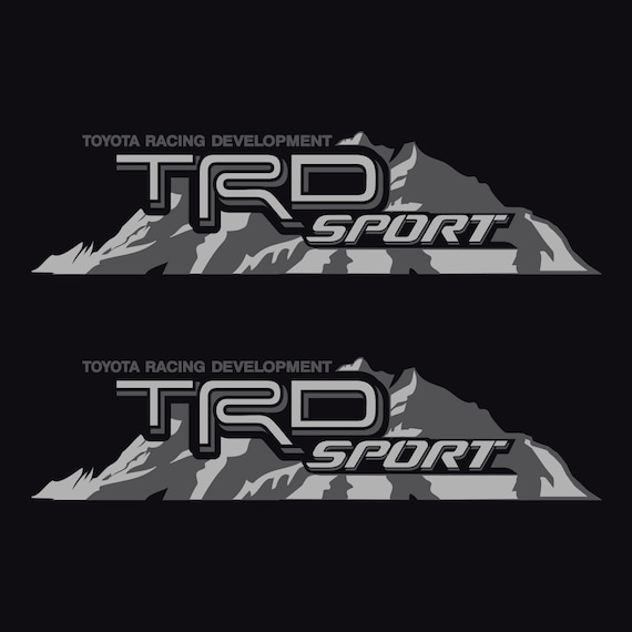 Toyota Racing Development TRD Sport Mountain Decals - Etsy