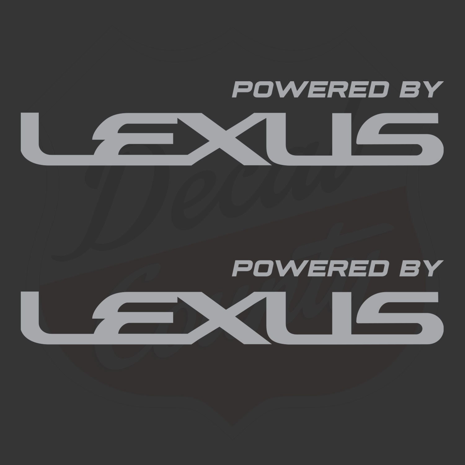 Powered by Lexus Decals Set - Etsy