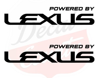 Sports Mind Powered by Lexus Sport Decals Set - Etsy
