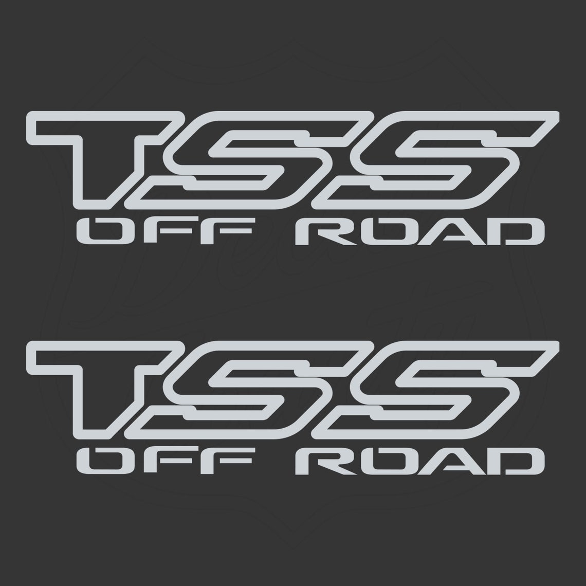 Toyota TSS off Road Outline Custom Decals - Etsy