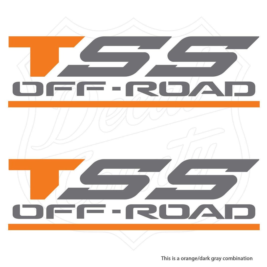 Toyota TSS off Road 2 Colors Custom Decals - Etsy