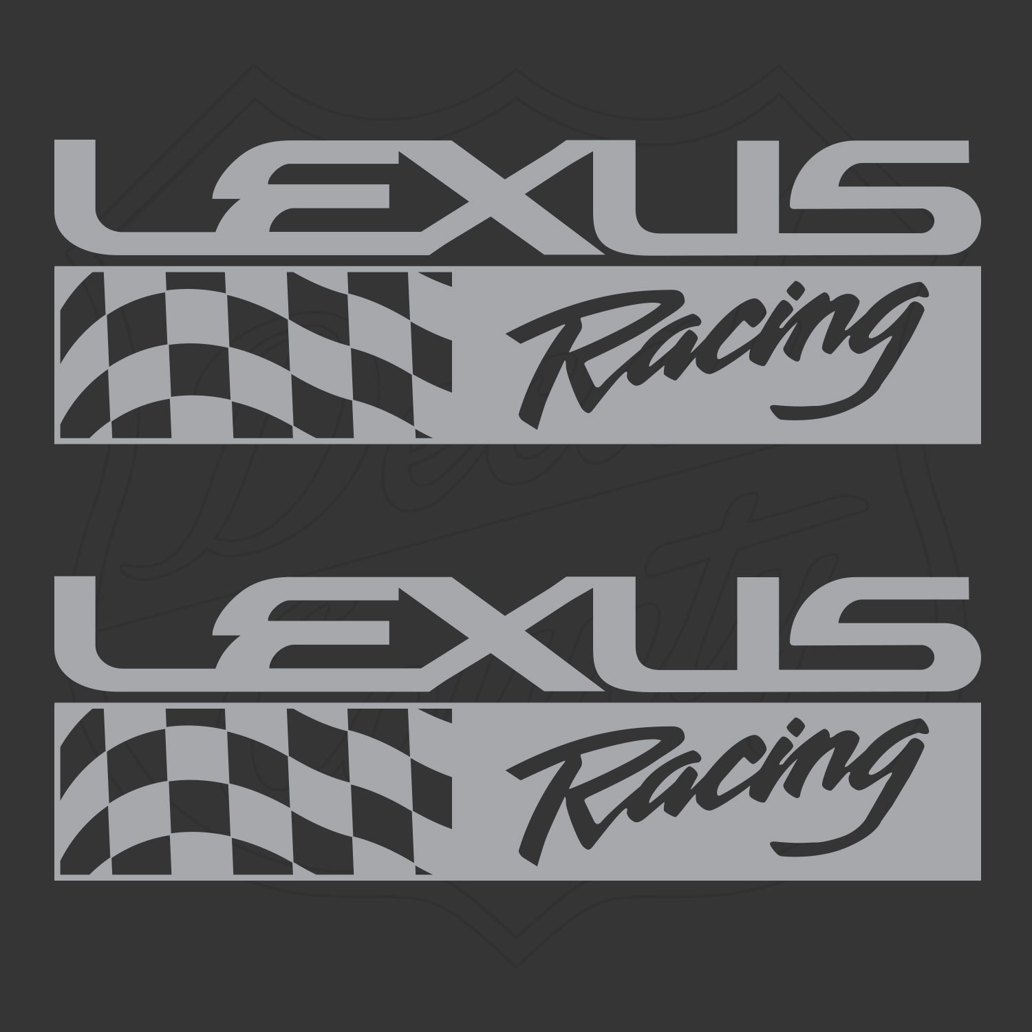 Lexus Racing Motor Sport Flag Decal Set - Etsy