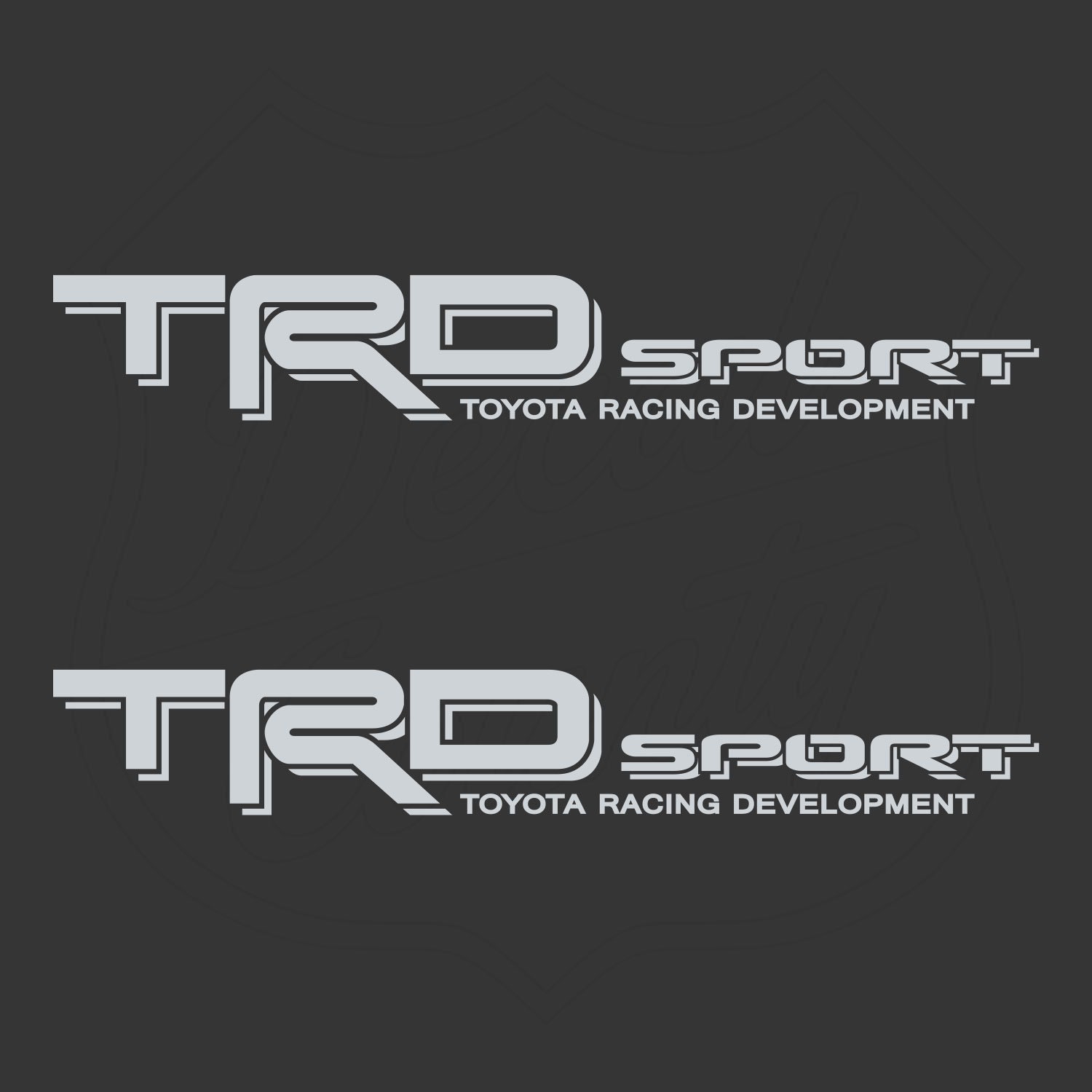 TRD Sport Toyota Racing Development Decals - Etsy