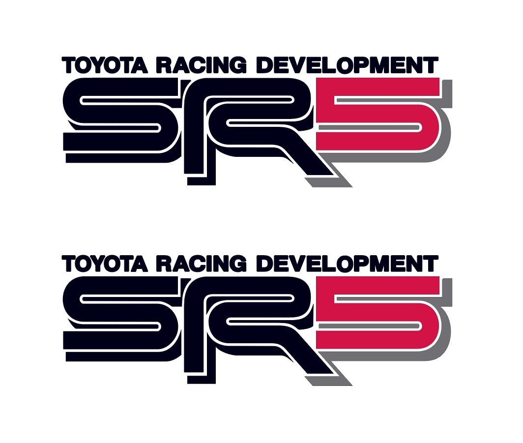 Toyota Racing Development SR5 3 Colors Decals - Etsy
