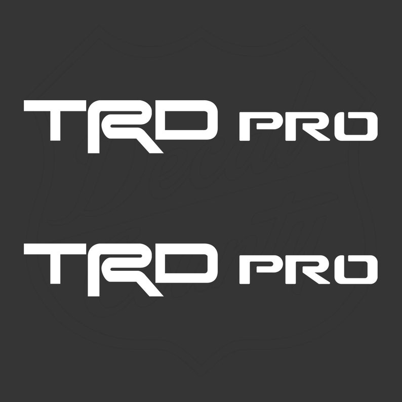 For Toyota TRD PRO Decals 18 X 2.7 - Etsy