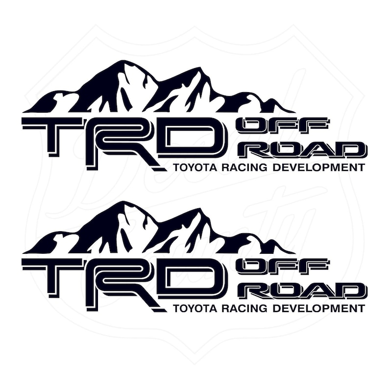 Toyota TRD off Road Mountain Decals - 20x6.4 Inches - Etsy