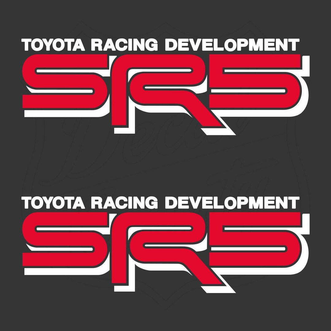 Toyota Racing Development SR5 Decals - Etsy
