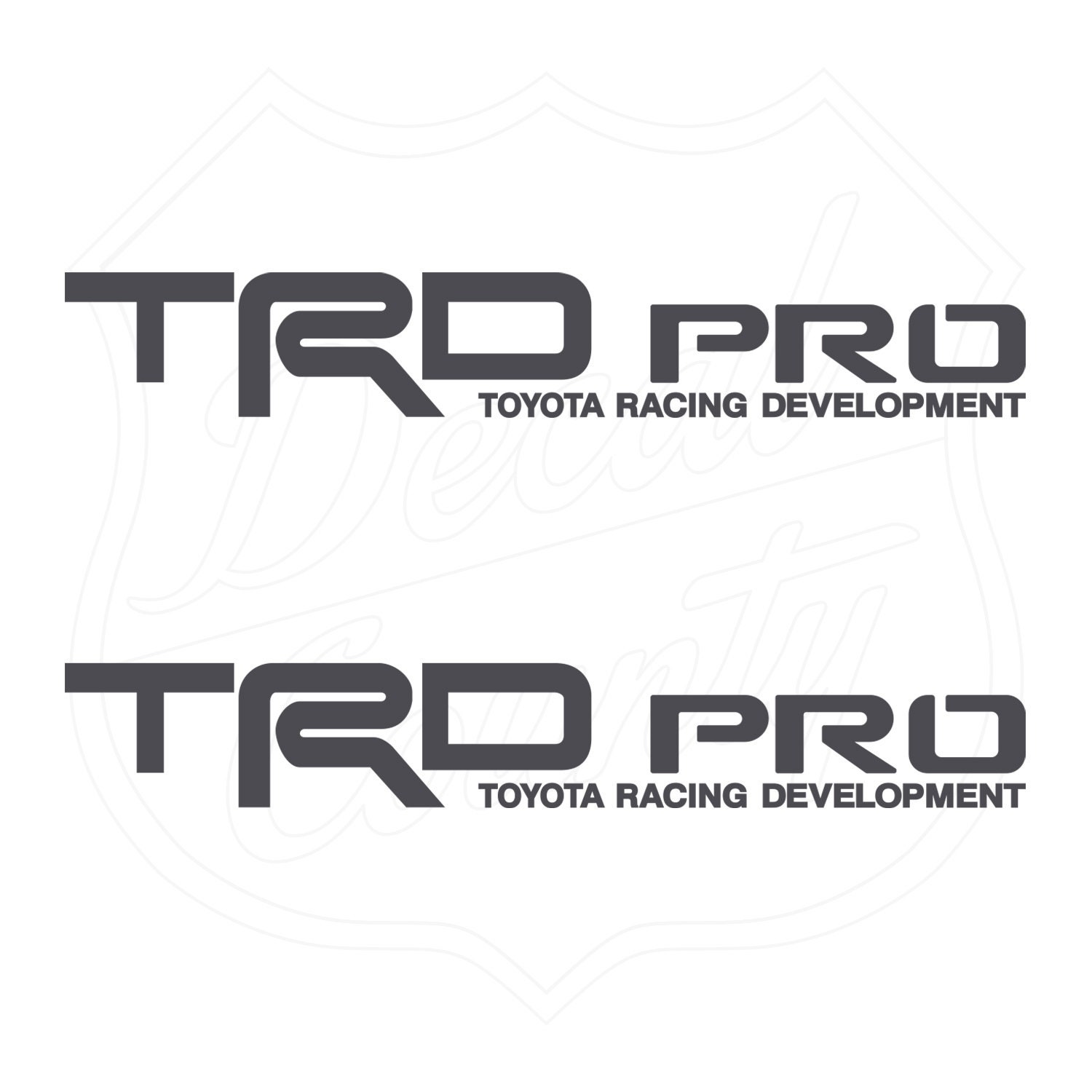 TRD PRO Toyota Racing Development Decals 18 X 2.7 - Etsy