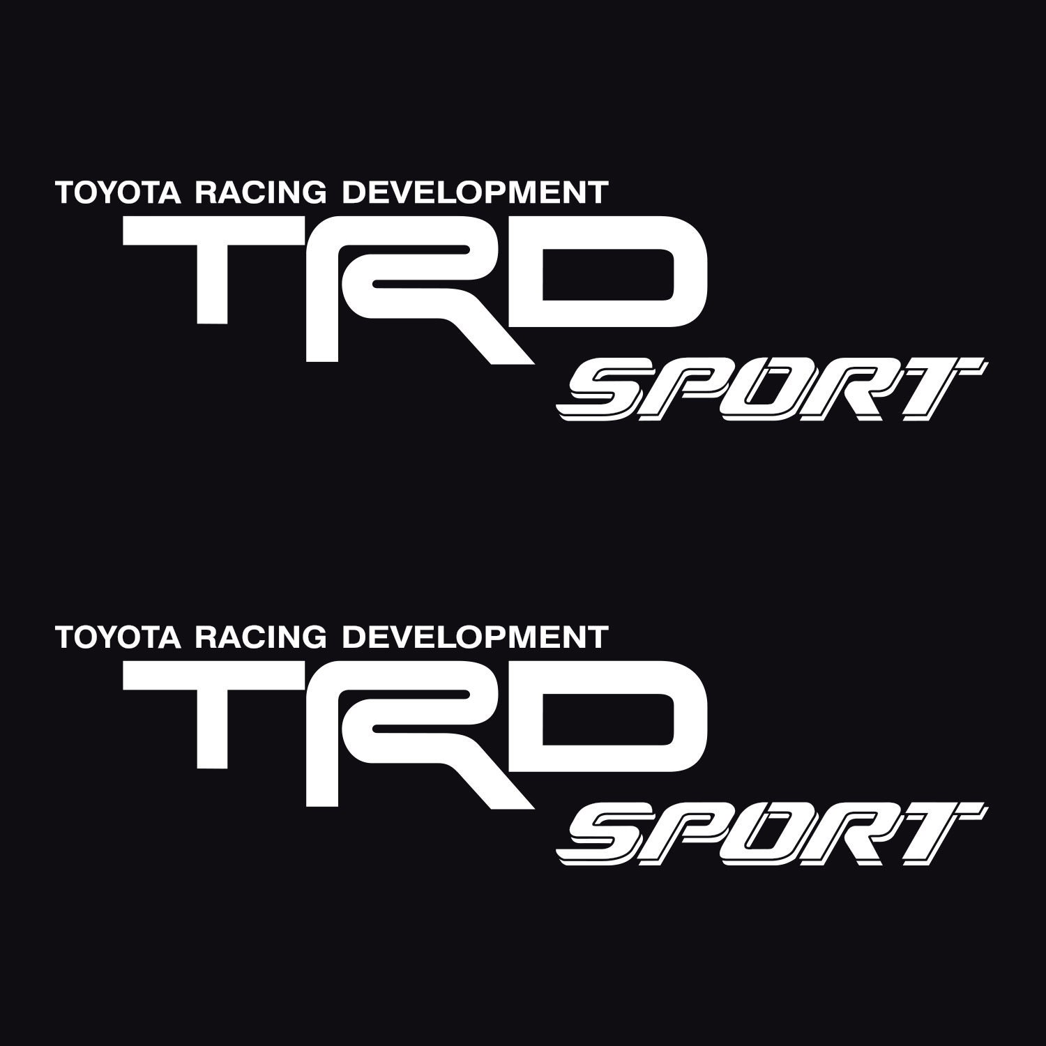 Toyota Racing Development TRD Sport Decals - Etsy