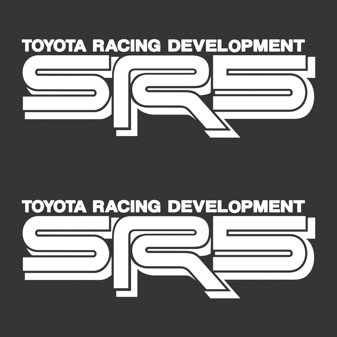 Toyota Racing Development SR5 Decals - Etsy