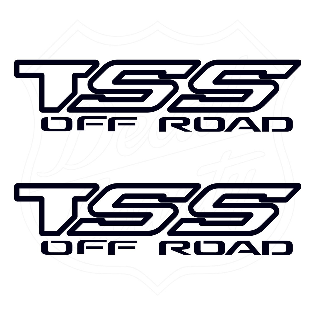 Toyota TSS off Road Outline Custom Decals - Etsy