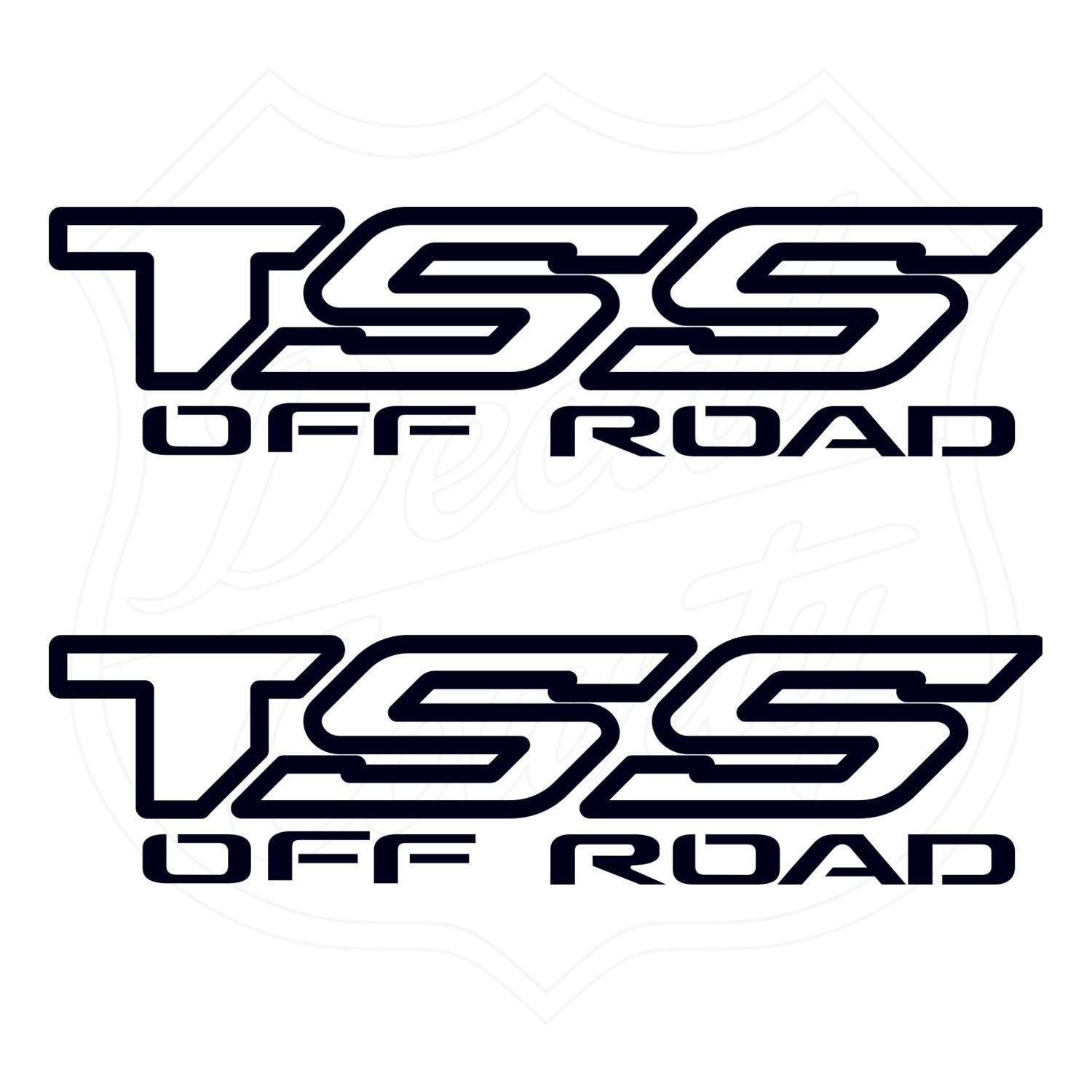 Toyota TSS off Road Outline Custom Decals - Etsy
