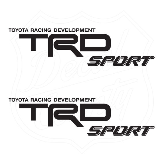 Toyota Racing Development TRD Sport Decals | Etsy